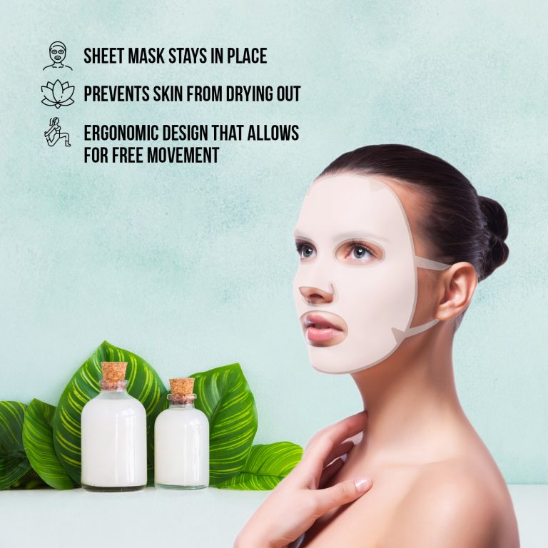 Lindo Silicone Face Wrap - Reusable Silicone Facial Mask Cover for ...